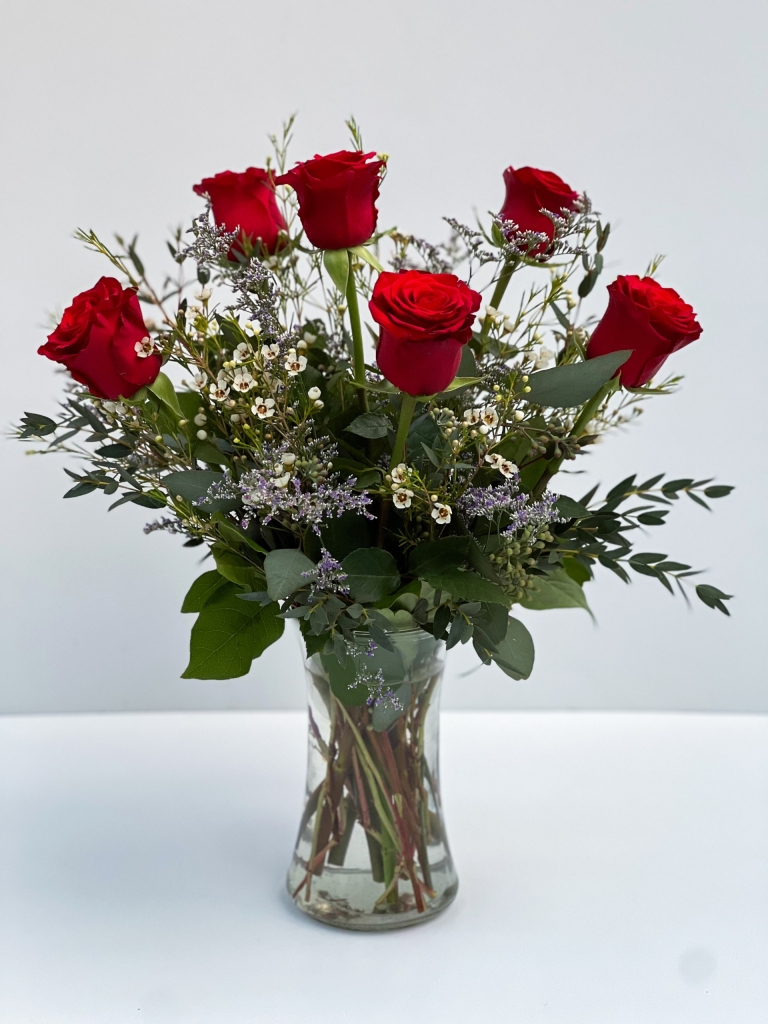 Gorgeous Half Dozen Premium Roses